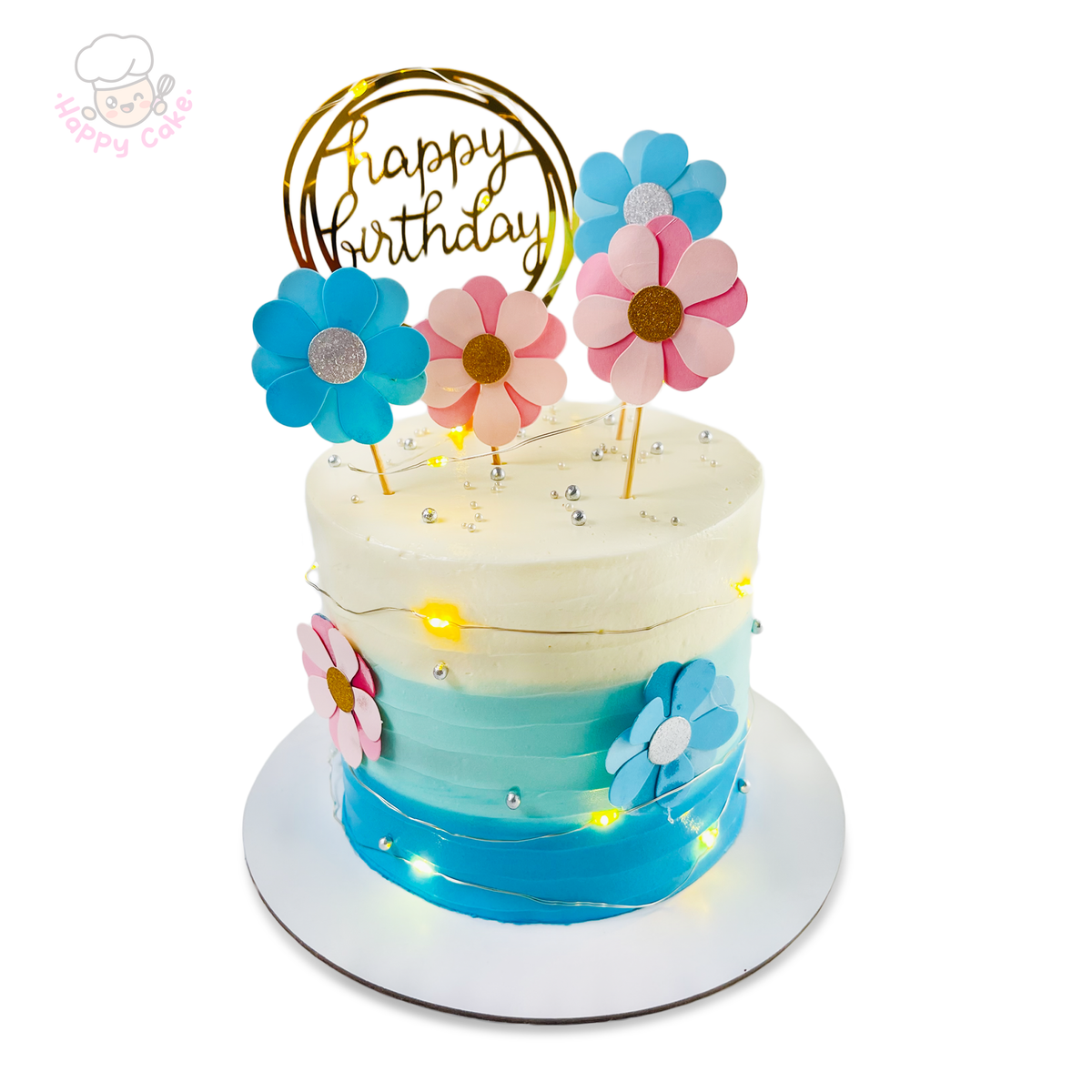 Happiest Birthday Flower Cake Bn541g | Best Flower Site